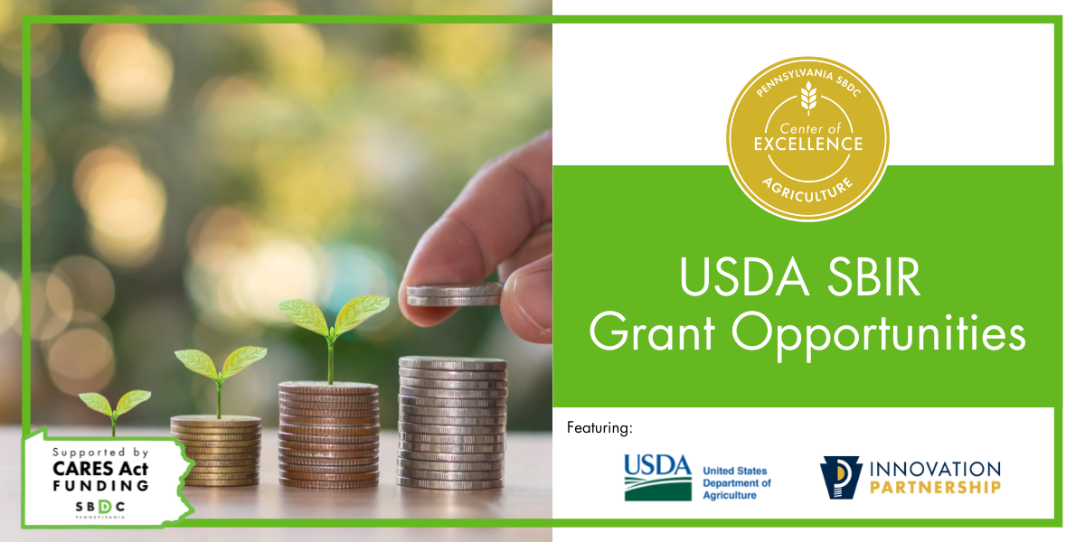 FREE - USDA SBIR Webinar - April 28th - Innovation Partnership